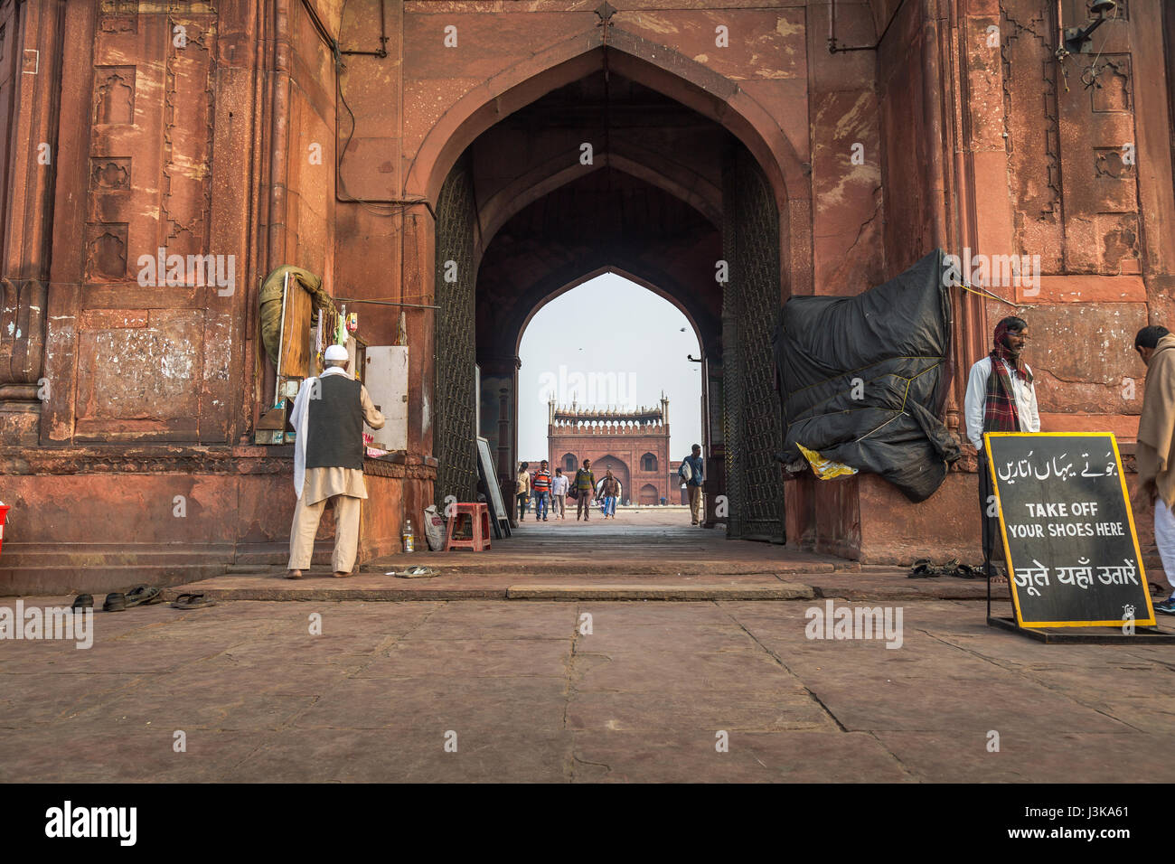 Entrance Gate To Jama Masjid Delhi The Largest And Oldest Mosque In
