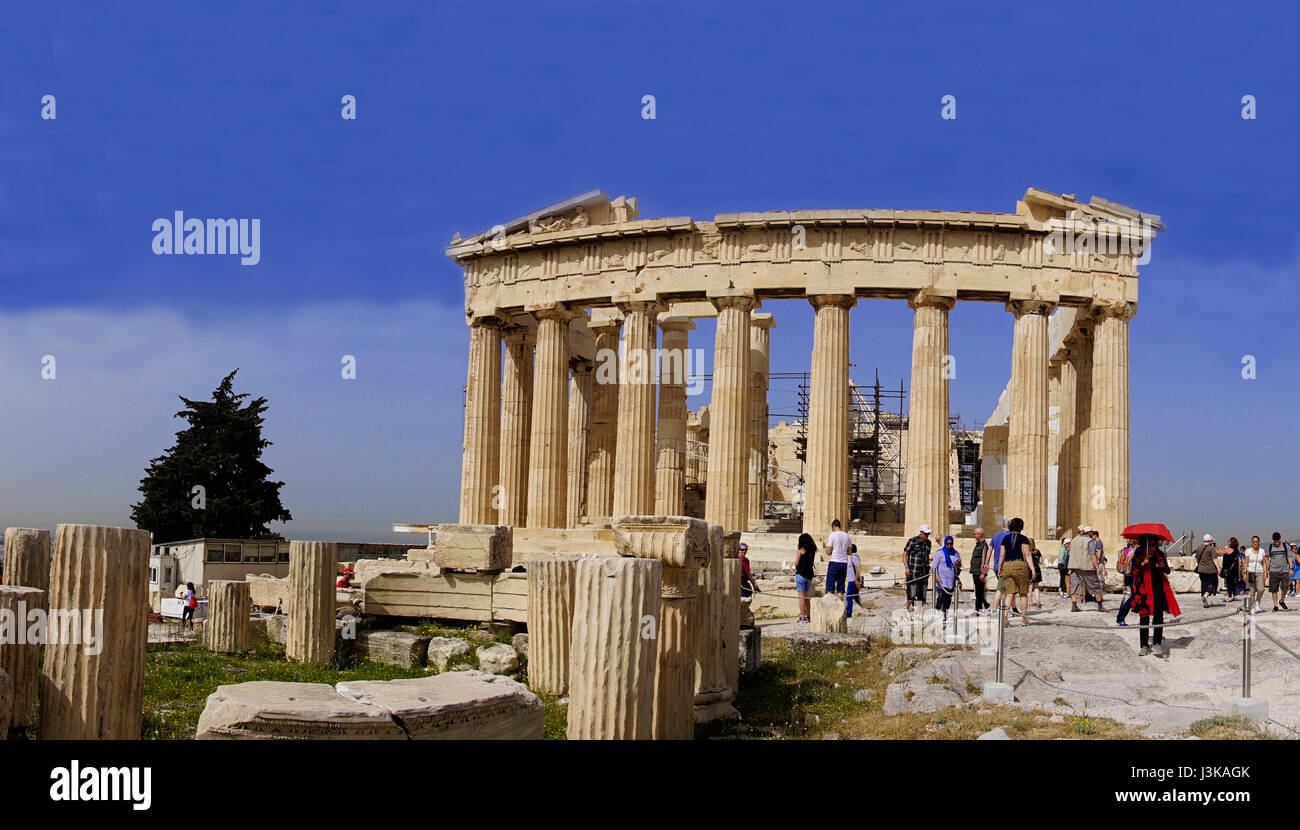 The parthenon temple on the acropolis hi-res stock photography and ...