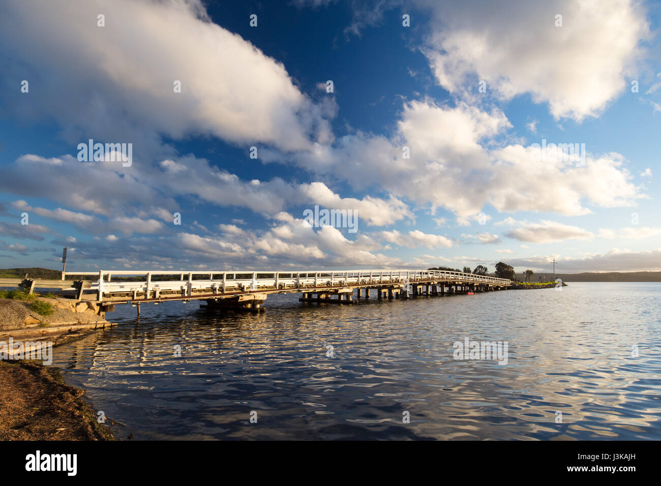 The famous and spiritual area of Wallaga Lake, near Bermagui in New ...