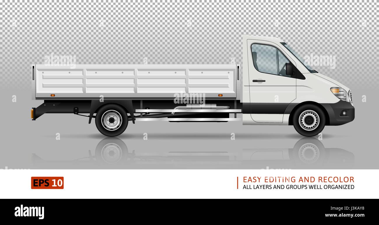 Empty lorry Stock Vector Images - Alamy