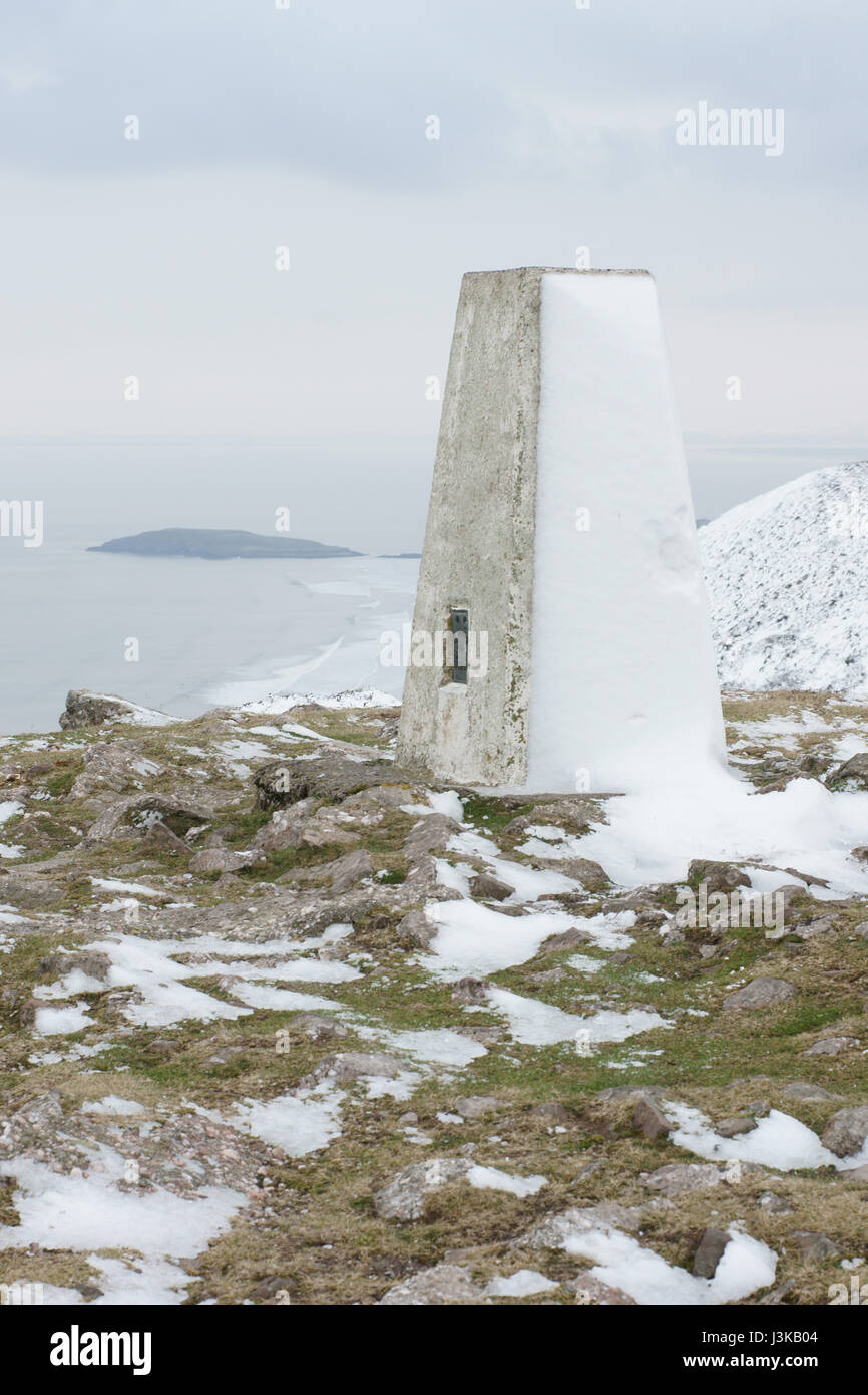 Trig point wales hi-res stock photography and images - Alamy