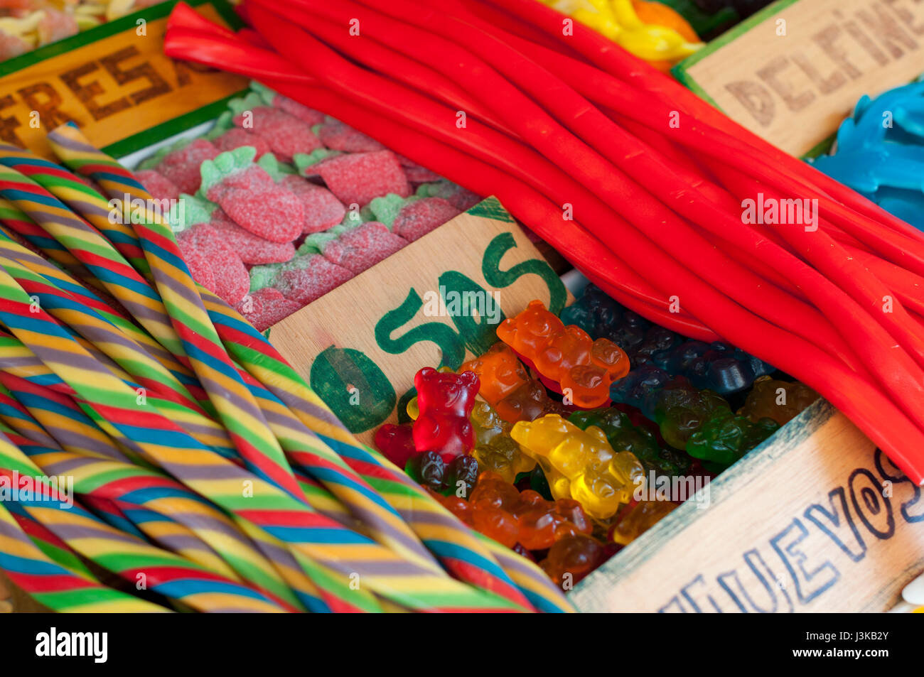 Candy stand hi-res stock photography and images - Alamy