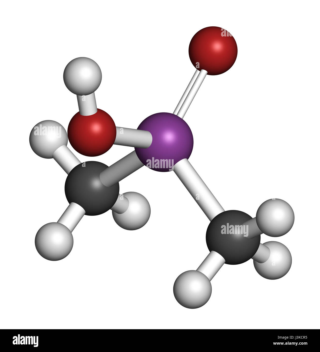 Cacodylic acid herbicide molecule (Agent Blue). Highly toxic ...