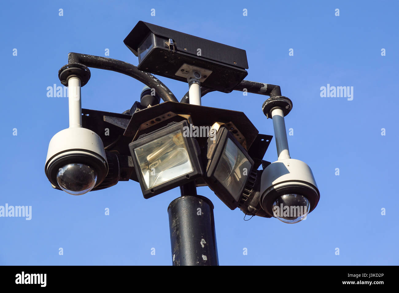 Security Camera, CCTV on location at airport Stock Photo - Alamy