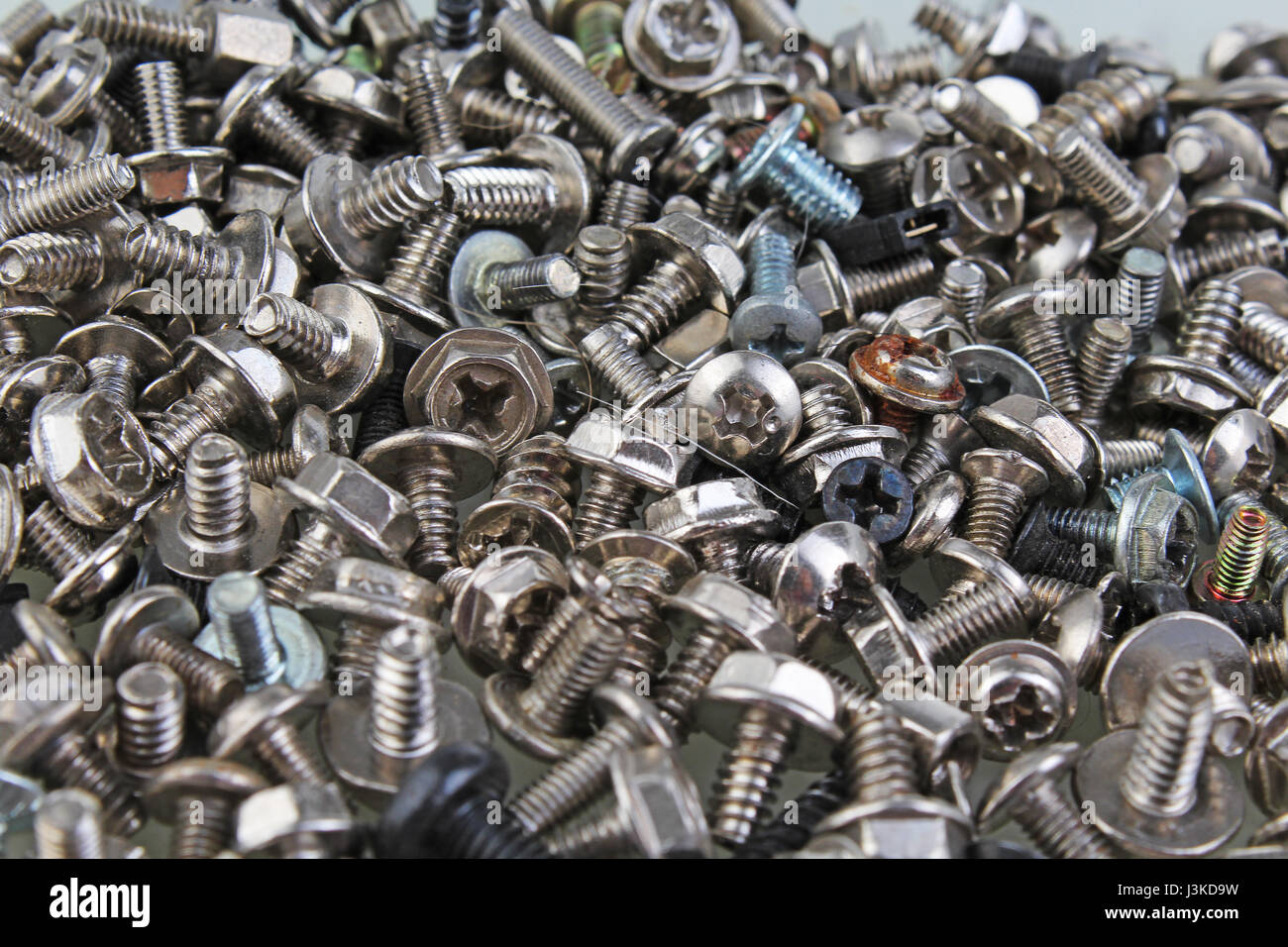 Nuts and bolts. Nut screw bolt closeup texture pattern studio photo ...