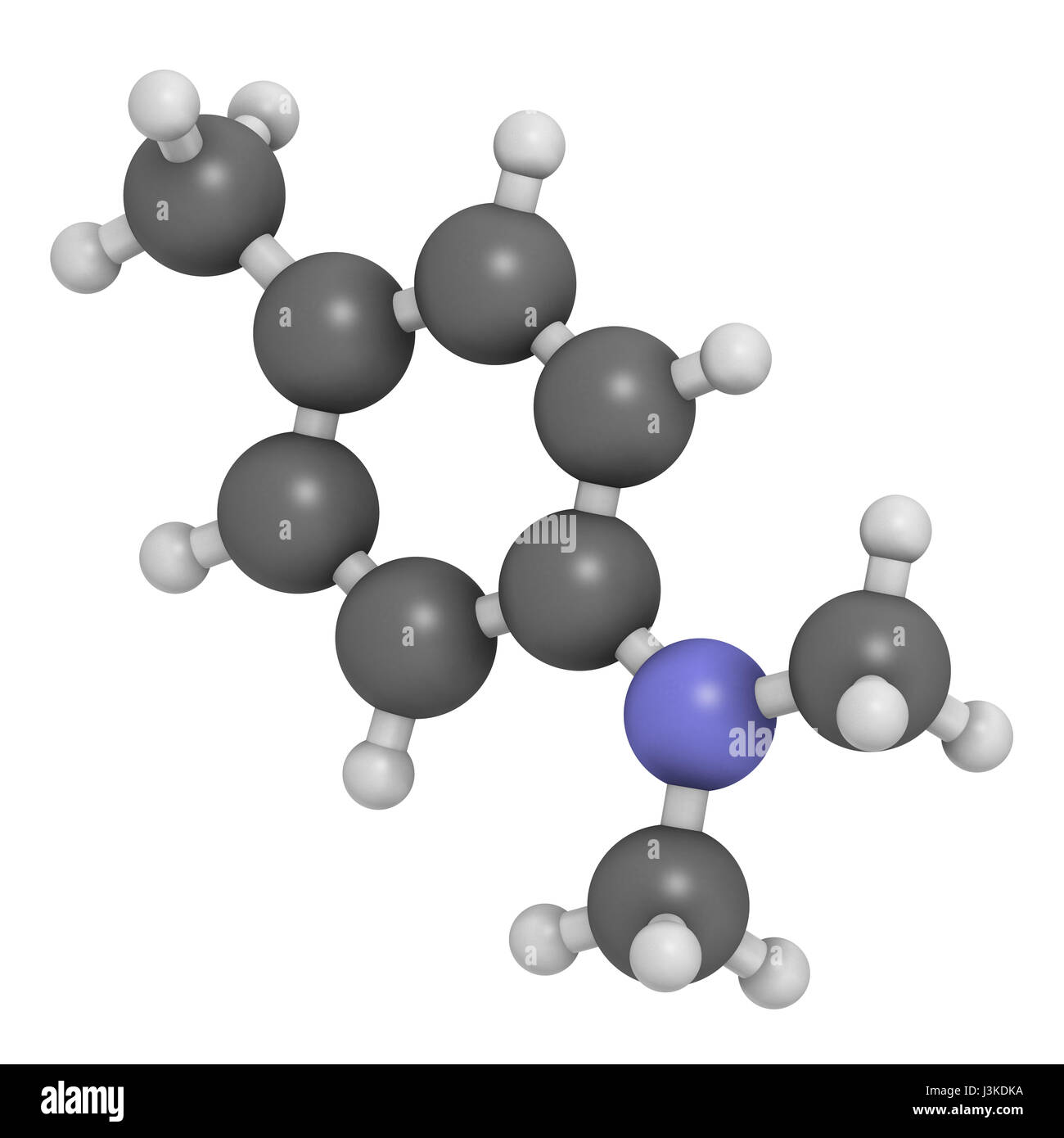 N dimethyl p toluidine dmpt molecule hi-res stock photography and ...