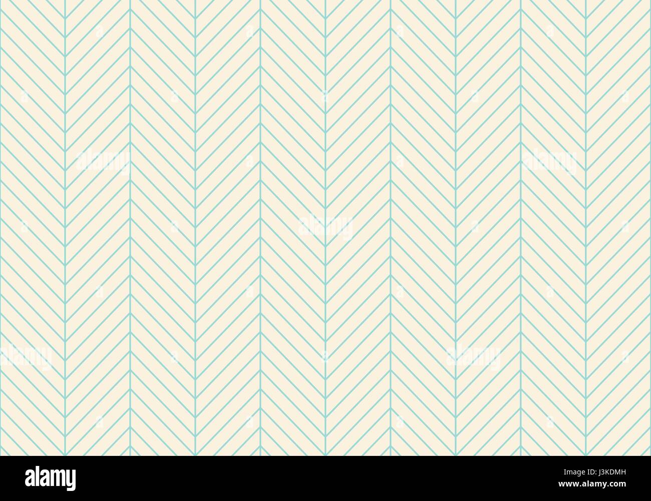 Seamless abstract pattern of classic zigzag. Turquoise line on a beige ...