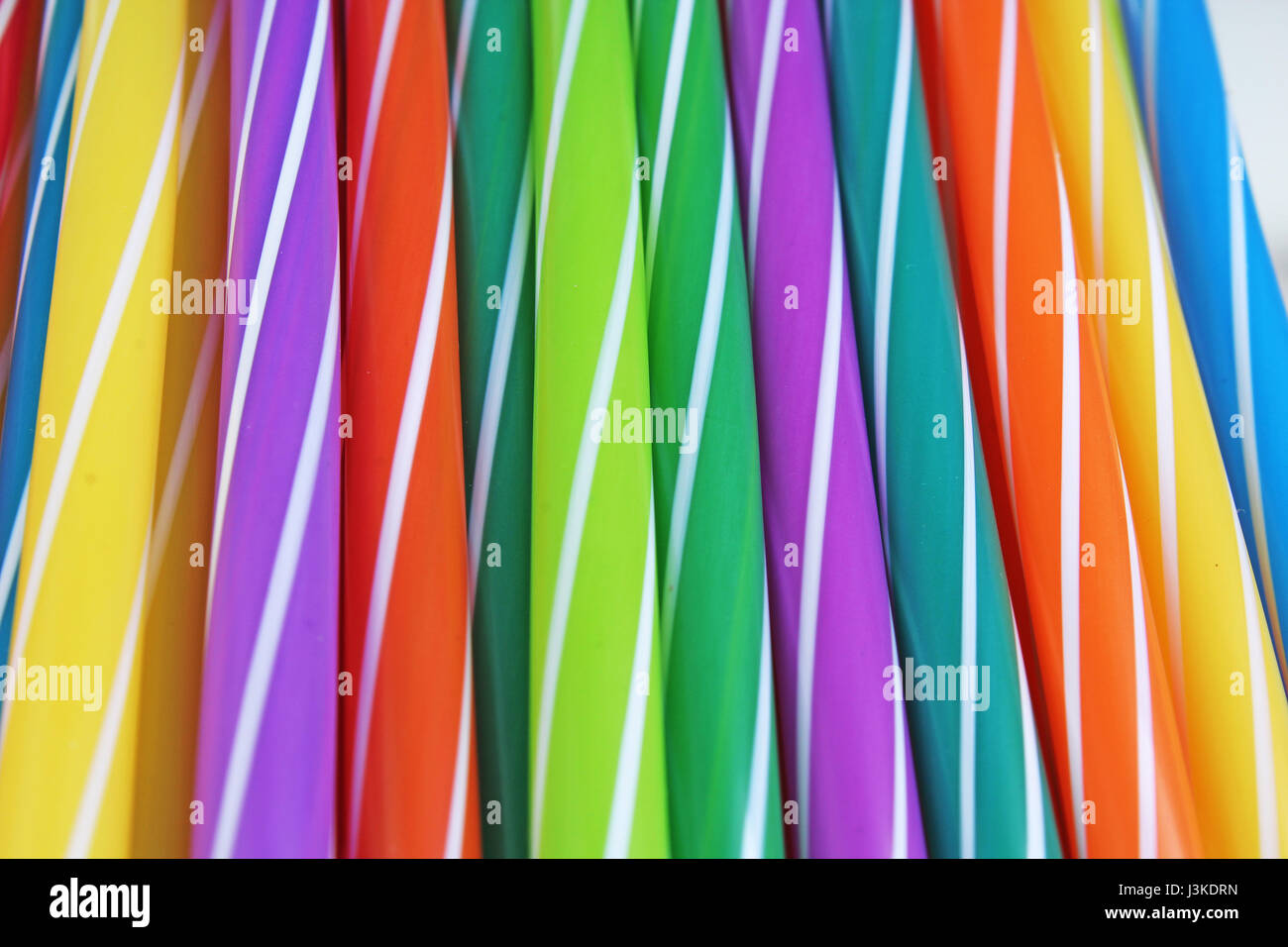 Fancy straw art background. Abstract wallpaper of colored fancy straws ...