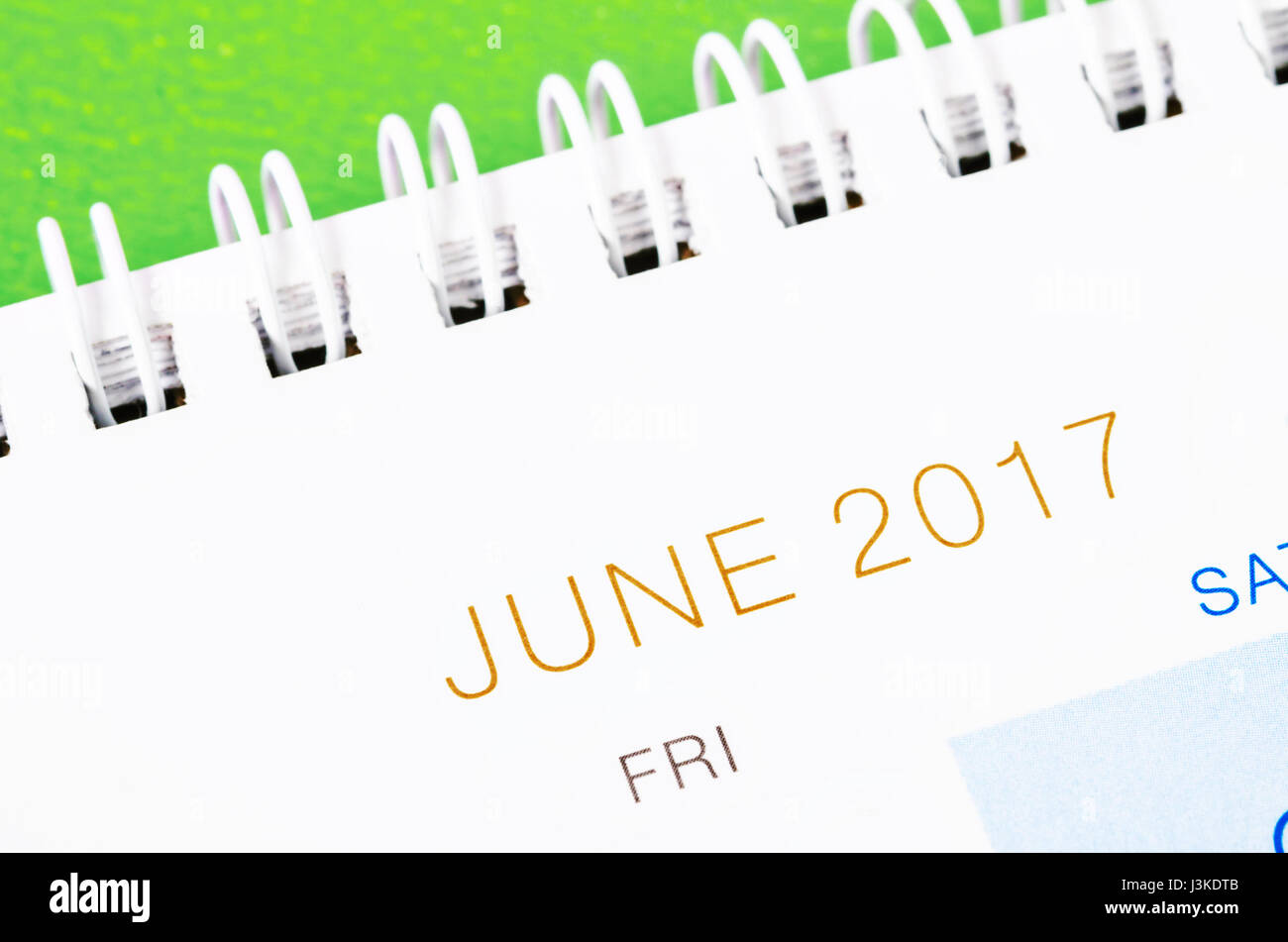 2017 calendar hi-res stock photography and images - Alamy