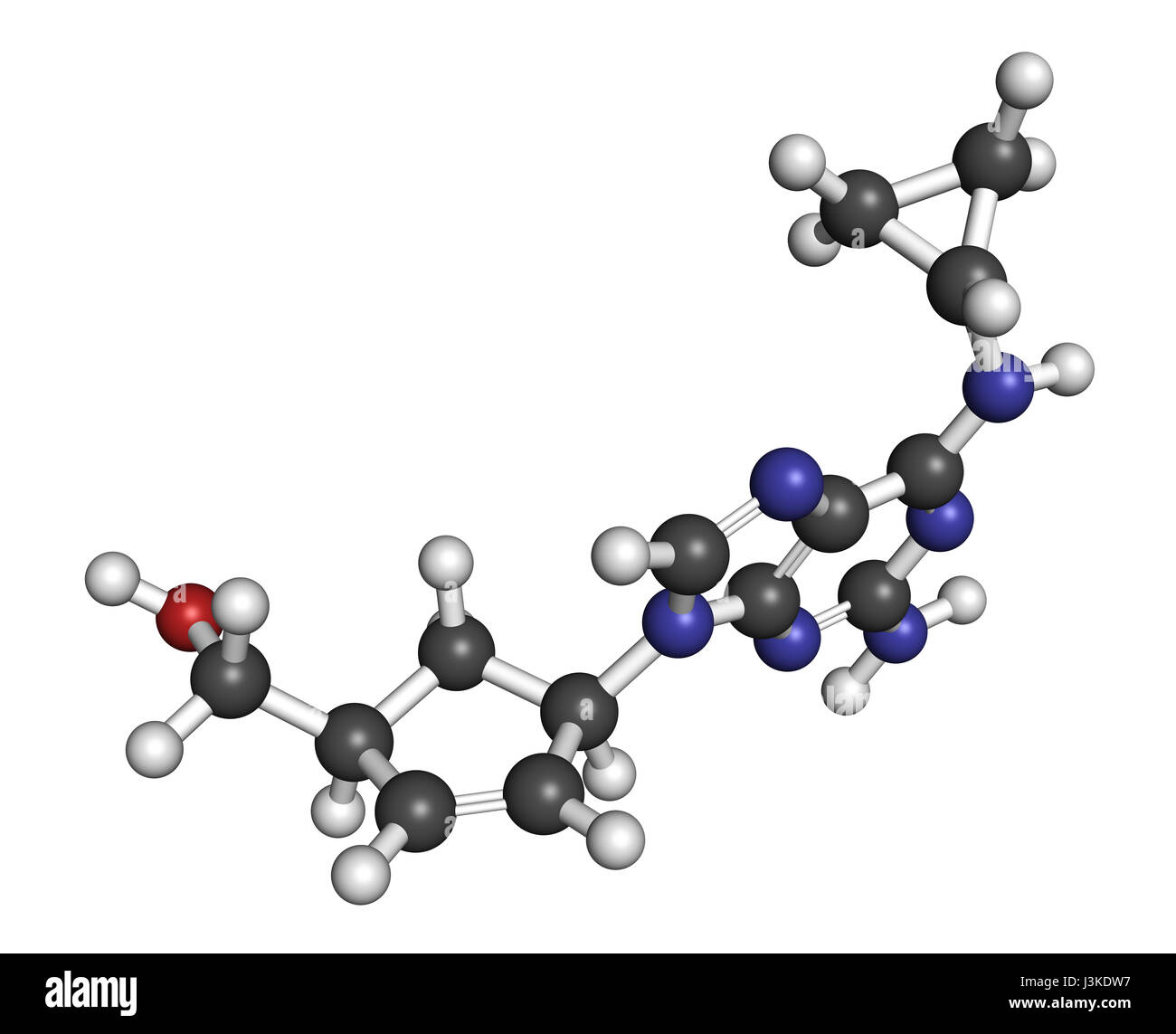 Abacavir (ABC) reverse transcriptase inhibitor drug. Used in treatment ...