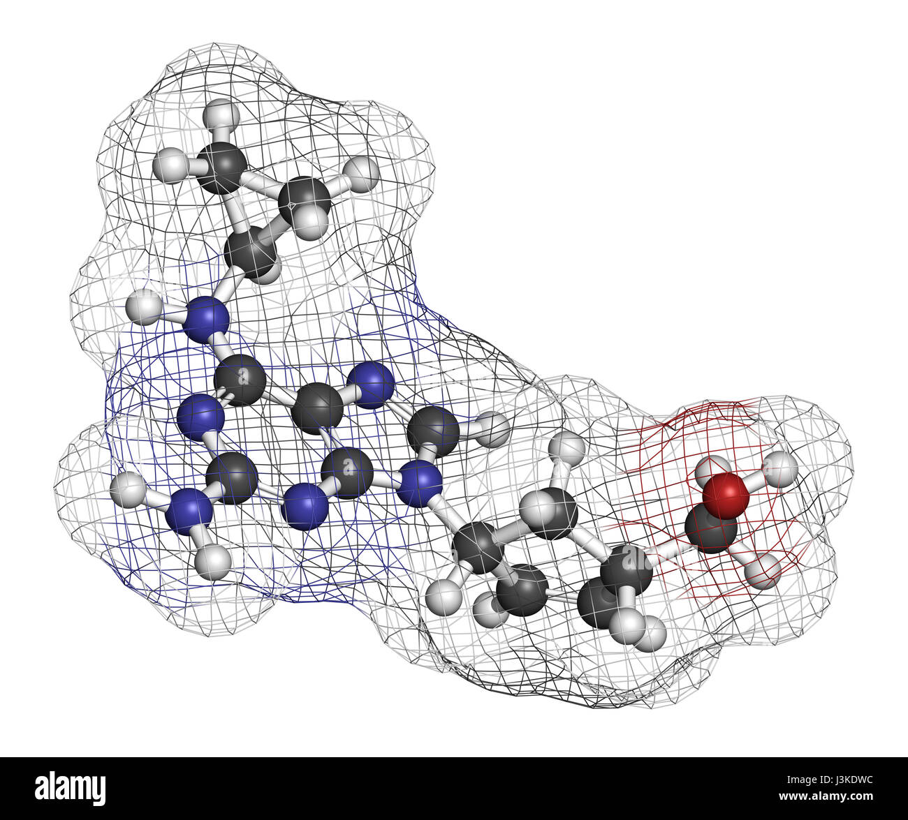 Abacavir (ABC) reverse transcriptase inhibitor drug. Used in treatment ...