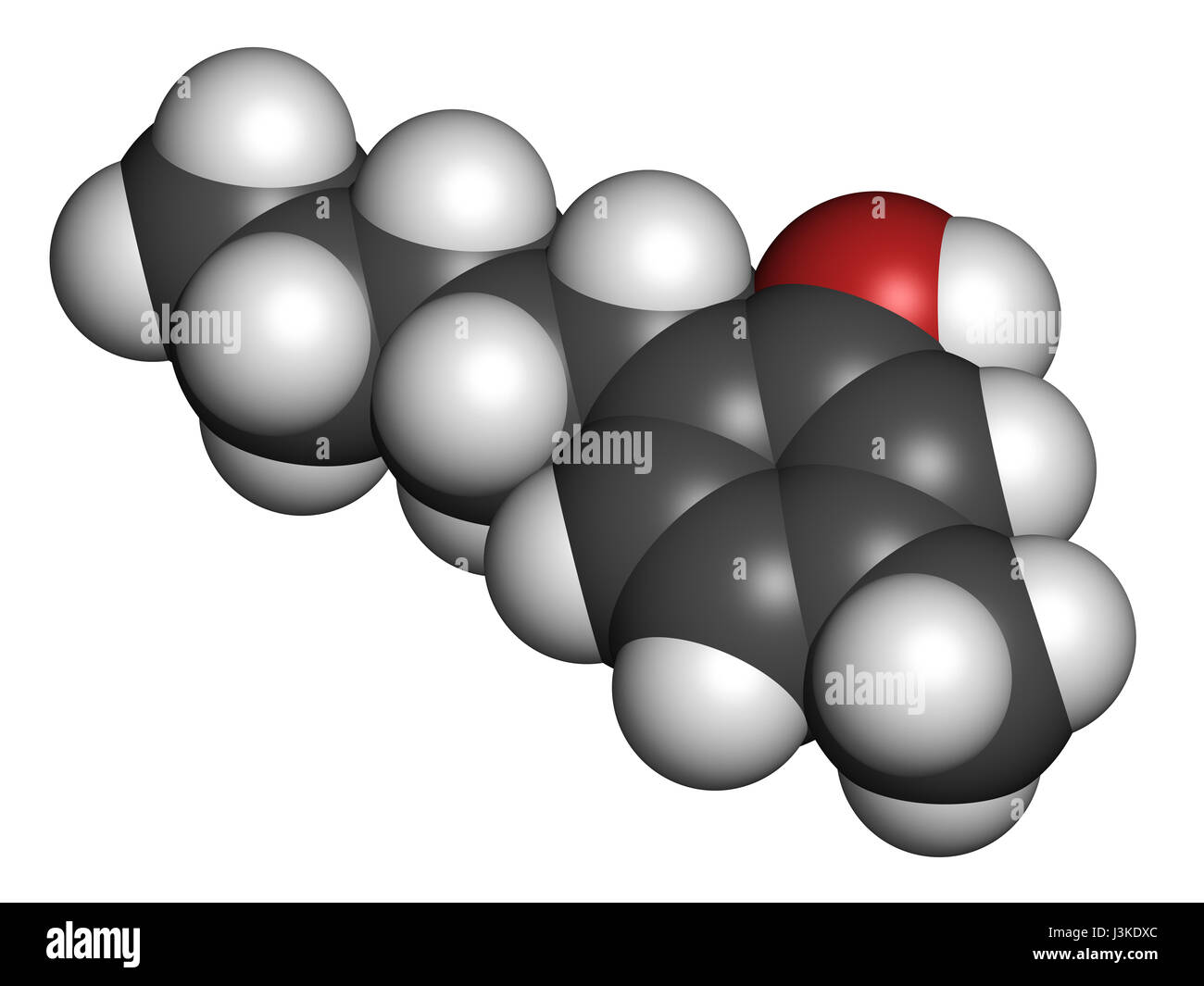Amylmetacresol antiseptic drug molecule. Used in lozenges to treat sore ...