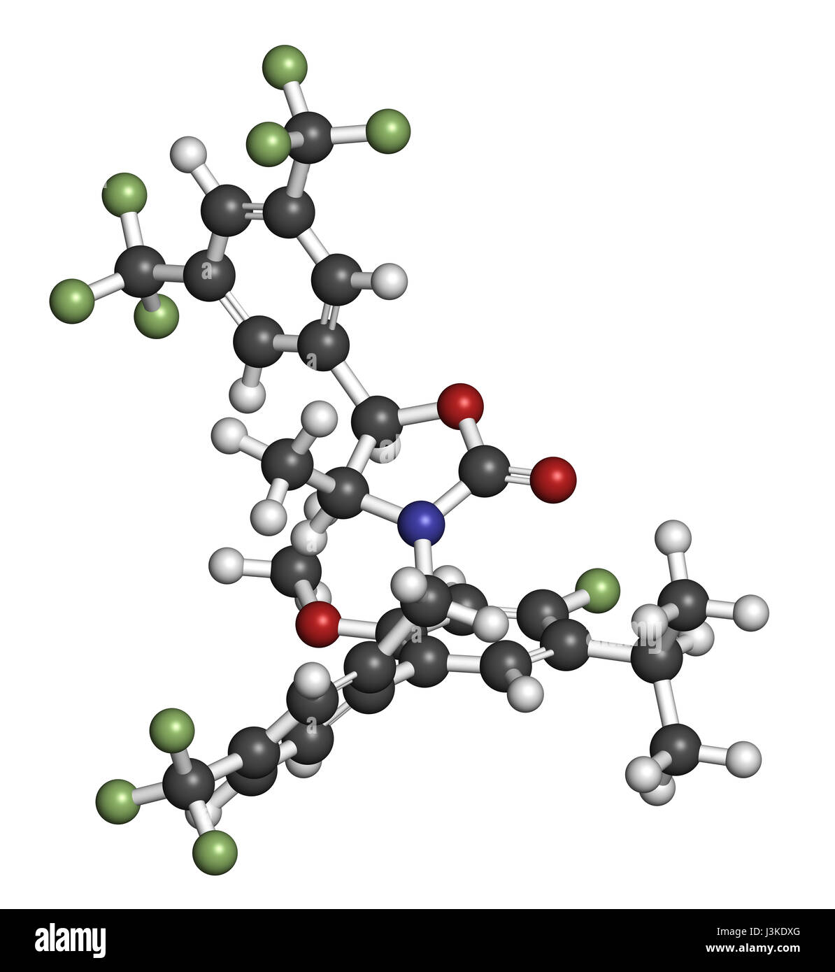 Anacetrapib hypercholesterolemia drug molecule. CETP (cholesterylester ...