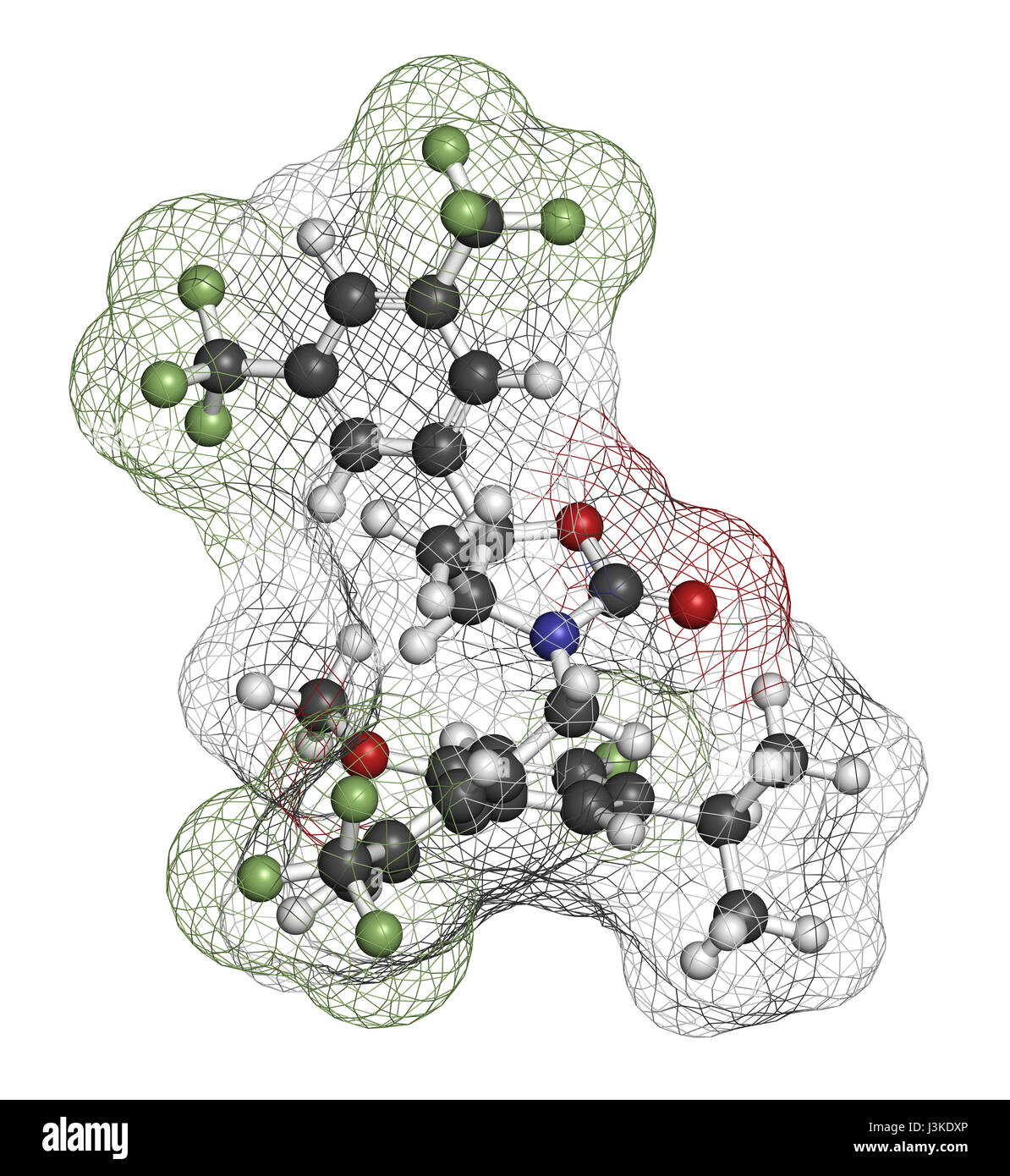 Anacetrapib hypercholesterolemia drug molecule. CETP (cholesterylester ...