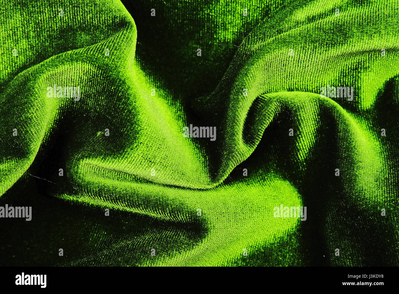Green velvet fabric fabrics closeup texture pattern studio photo ...