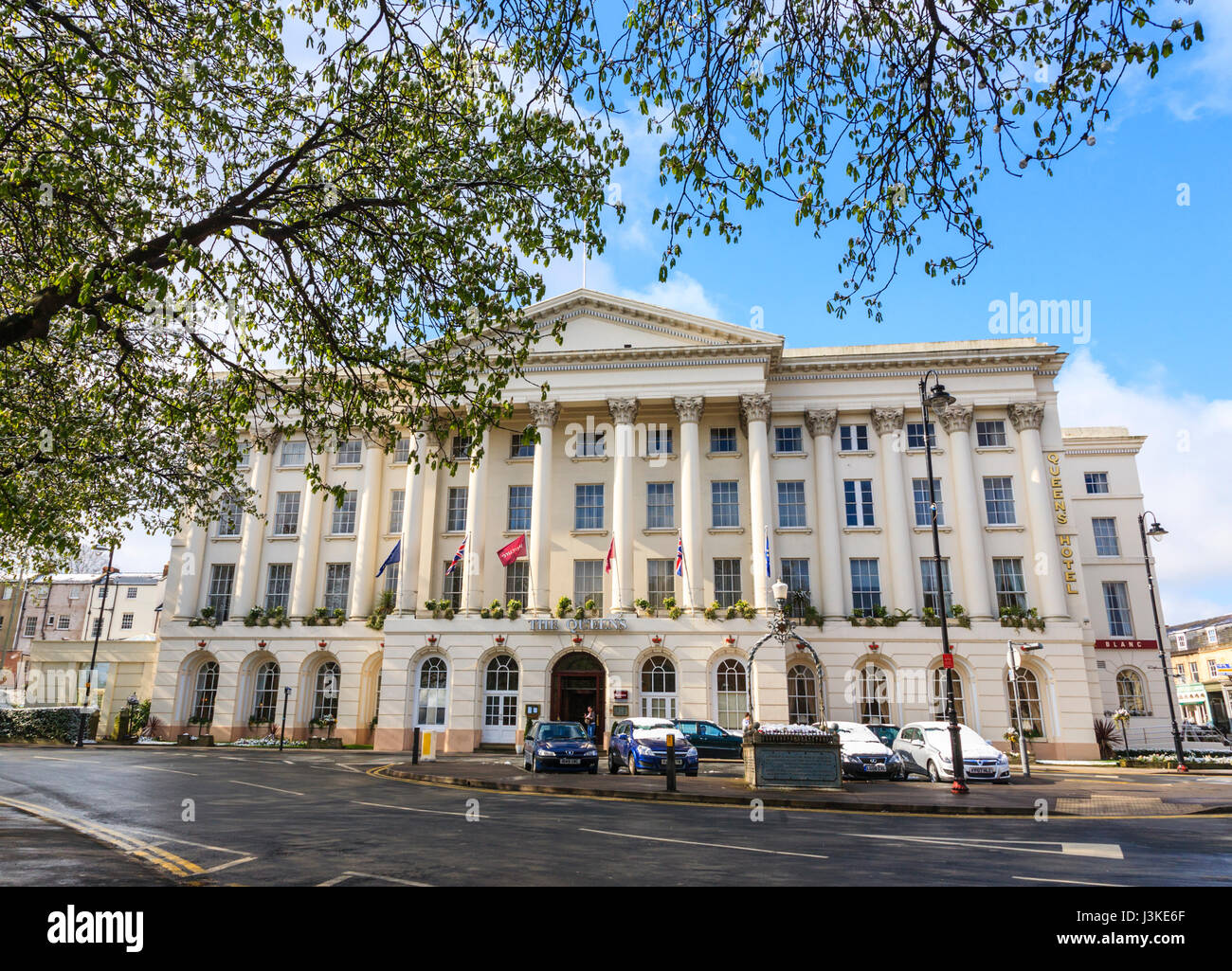 The Queens Hotel in spring, Cheltenham, England Stock Photo - Alamy