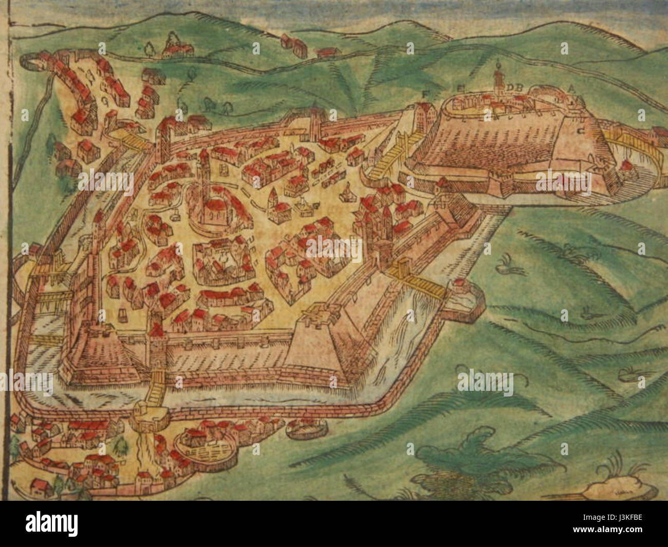 Gotha a closer view 1600 Stock Photo - Alamy