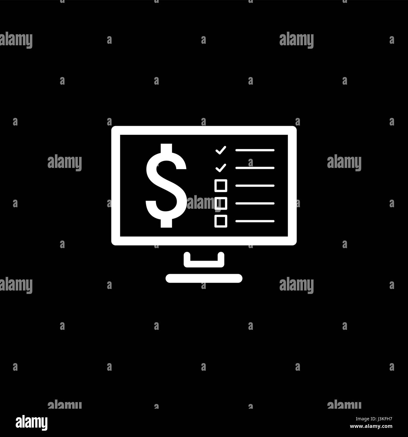 Making Money Icon. Business Concept. Flat Design Stock Vector Image ...