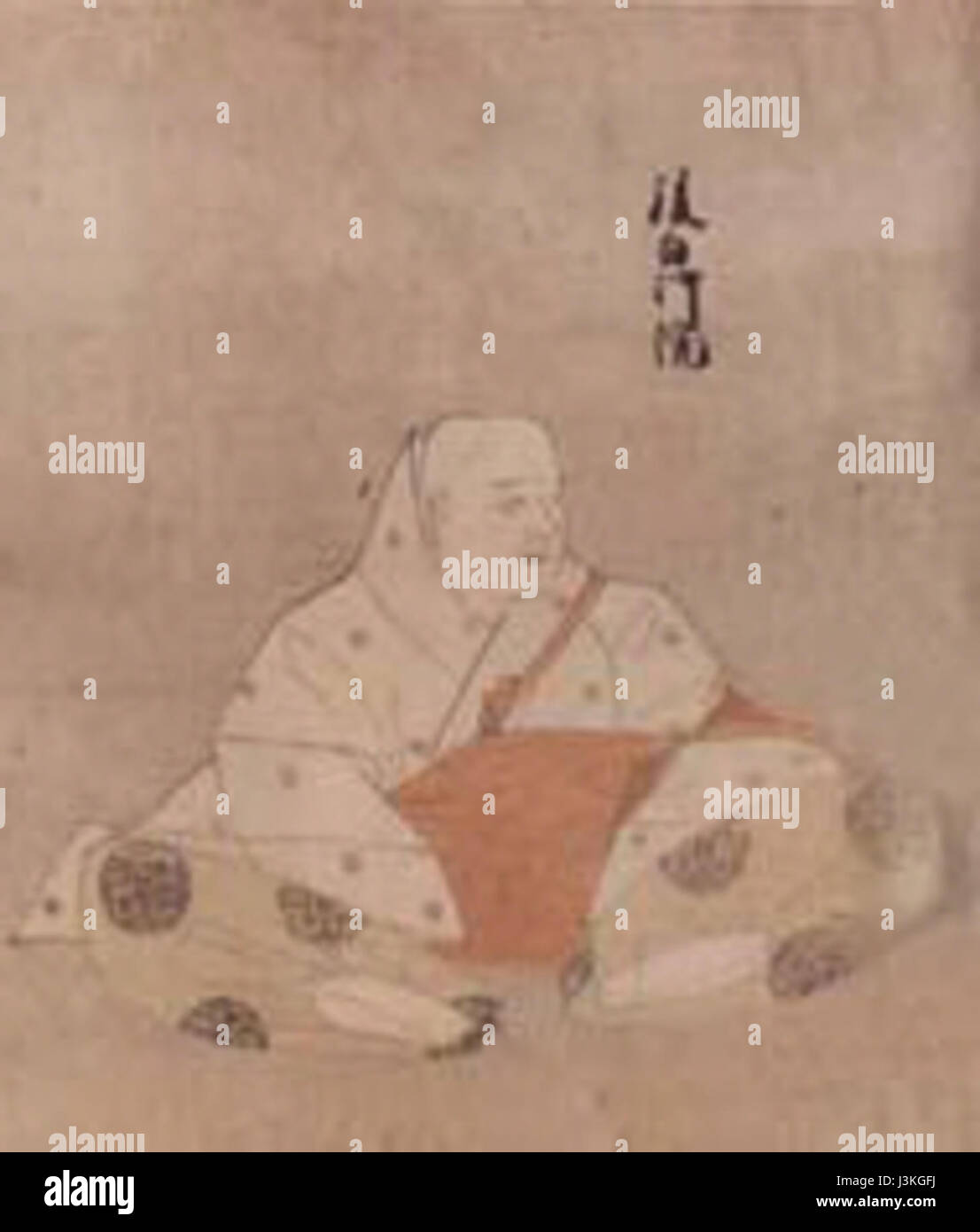 A traditional Japanese work of art, representing elements of the ...