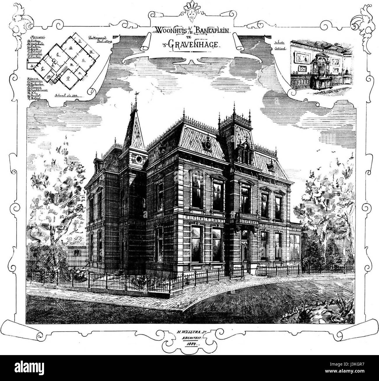 Map of hague Black and White Stock Photos & Images - Alamy