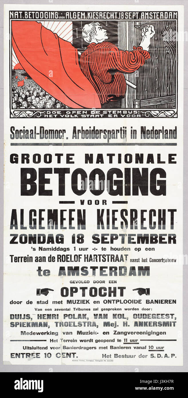 The *Groote Nationale Betooging* is a famous 19th-century Dutch ...