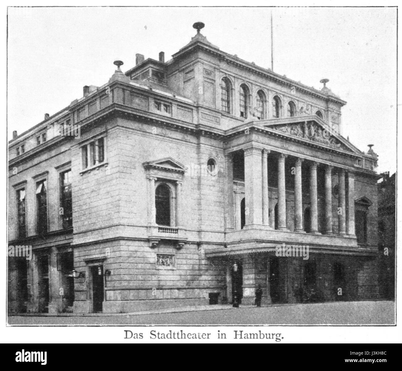 Hamburg Stadttheater um 1890 Stock Photo - Alamy
