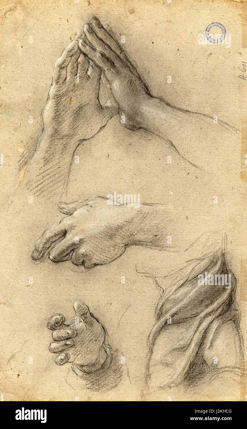 Detailed sketches of hands hi-res stock photography and images - Alamy