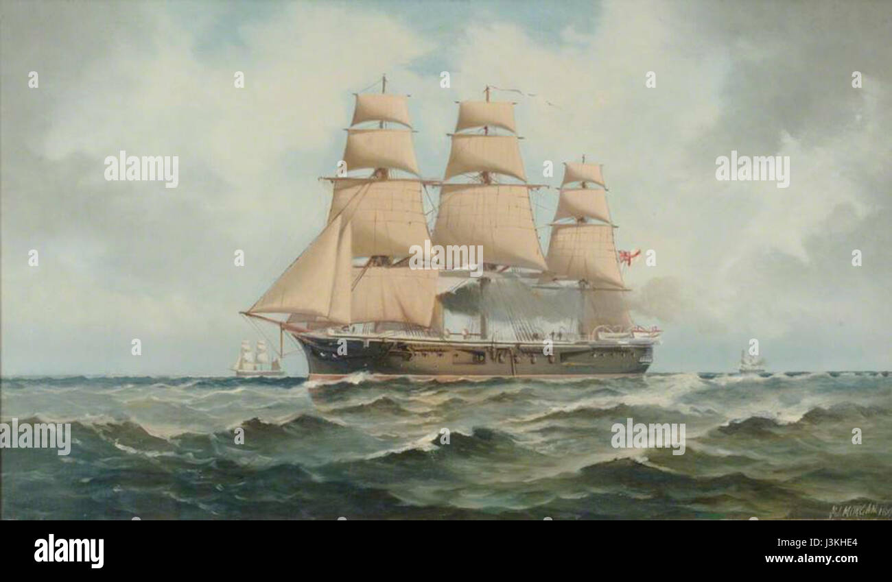 British royal navy ship 1800s hi-res stock photography and images - Alamy