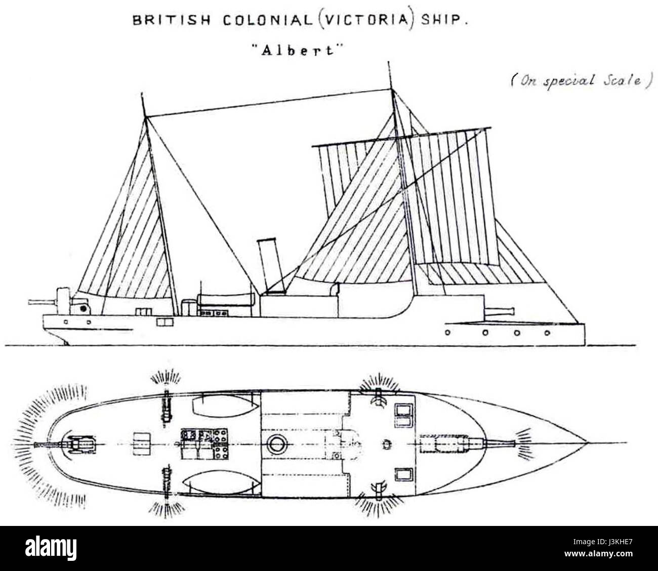 Detailed plan elevation construction Cut Out Stock Images & Pictures ...