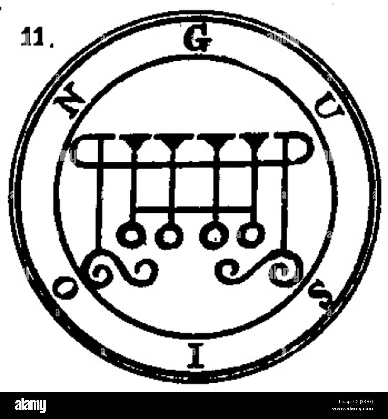 The Gusion Seal is a symbol often associated with occultism and ...