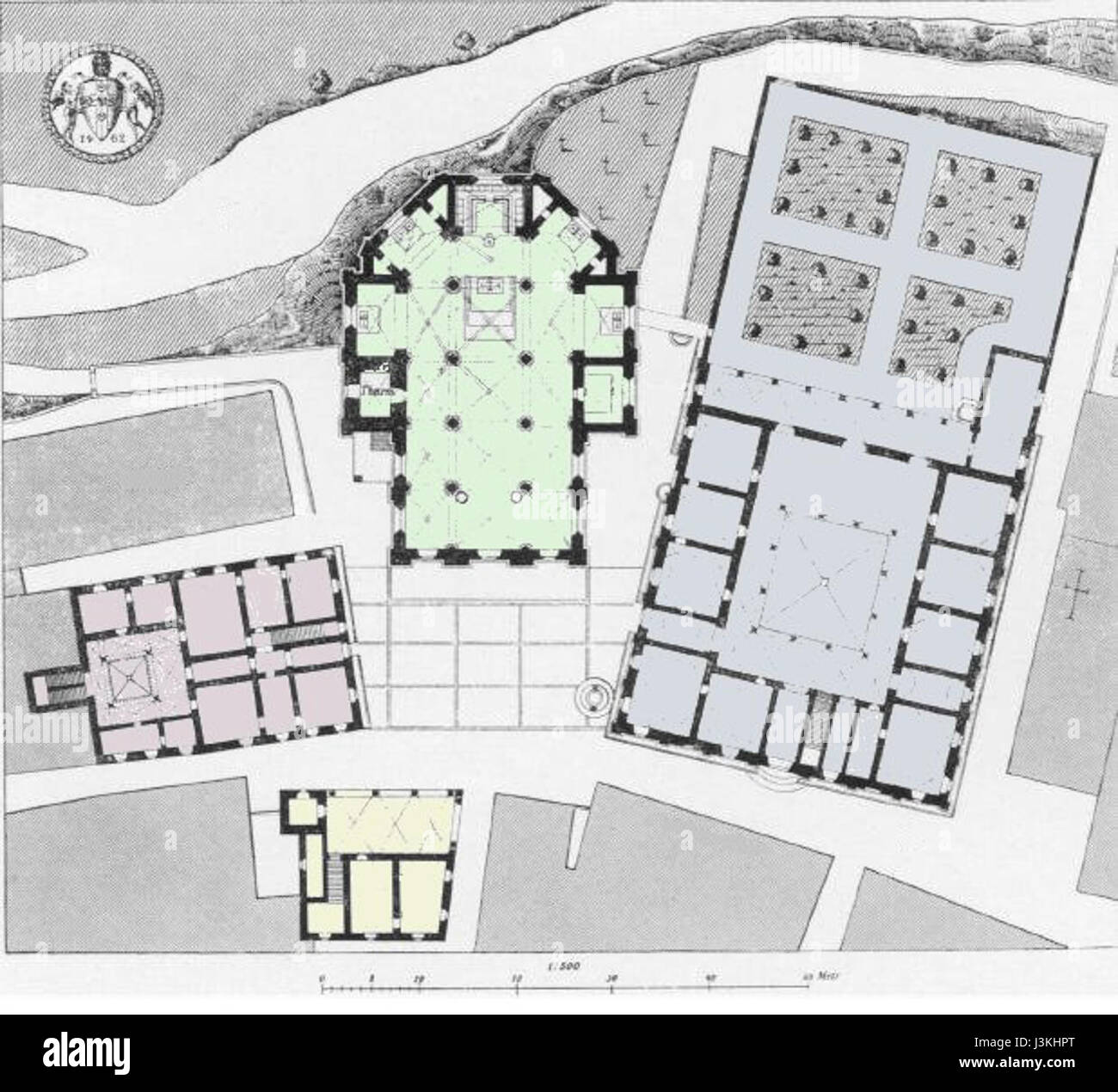 This architectural plan, labeled as 'Grondplan piazza pioII ...