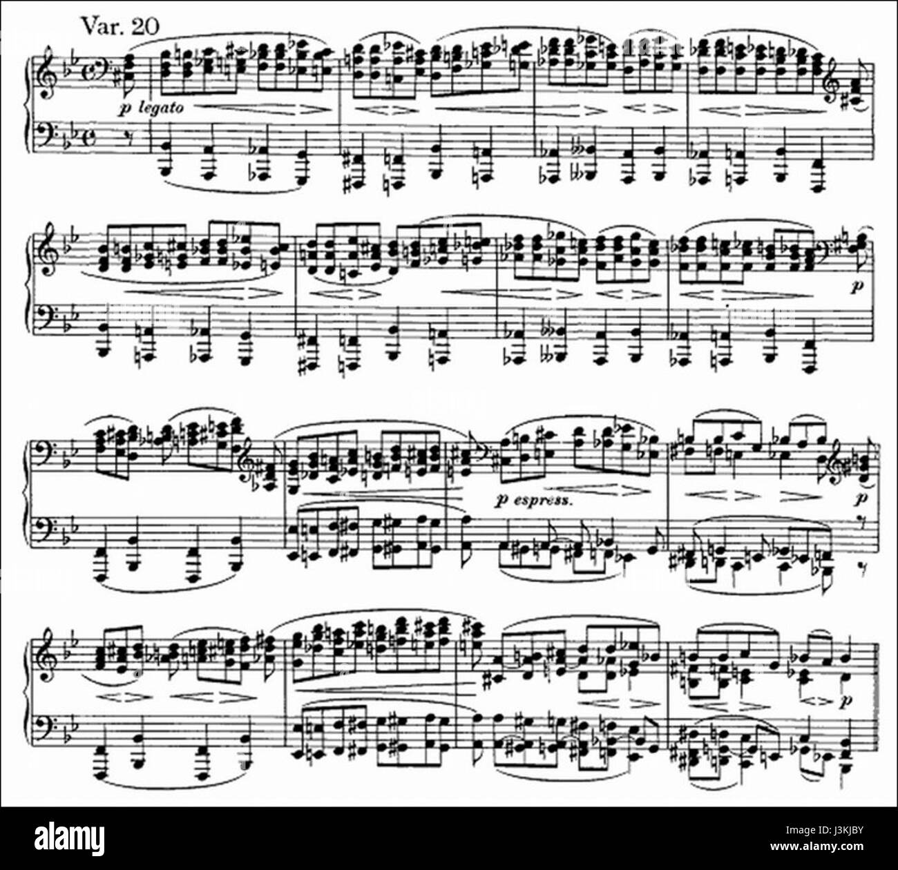 This likely refers to variations or musical compositions by George ...