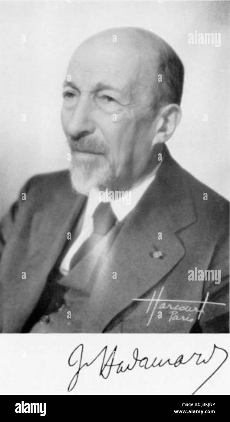 Hadamard refers to Jacques Hadamard, a French mathematician known for ...