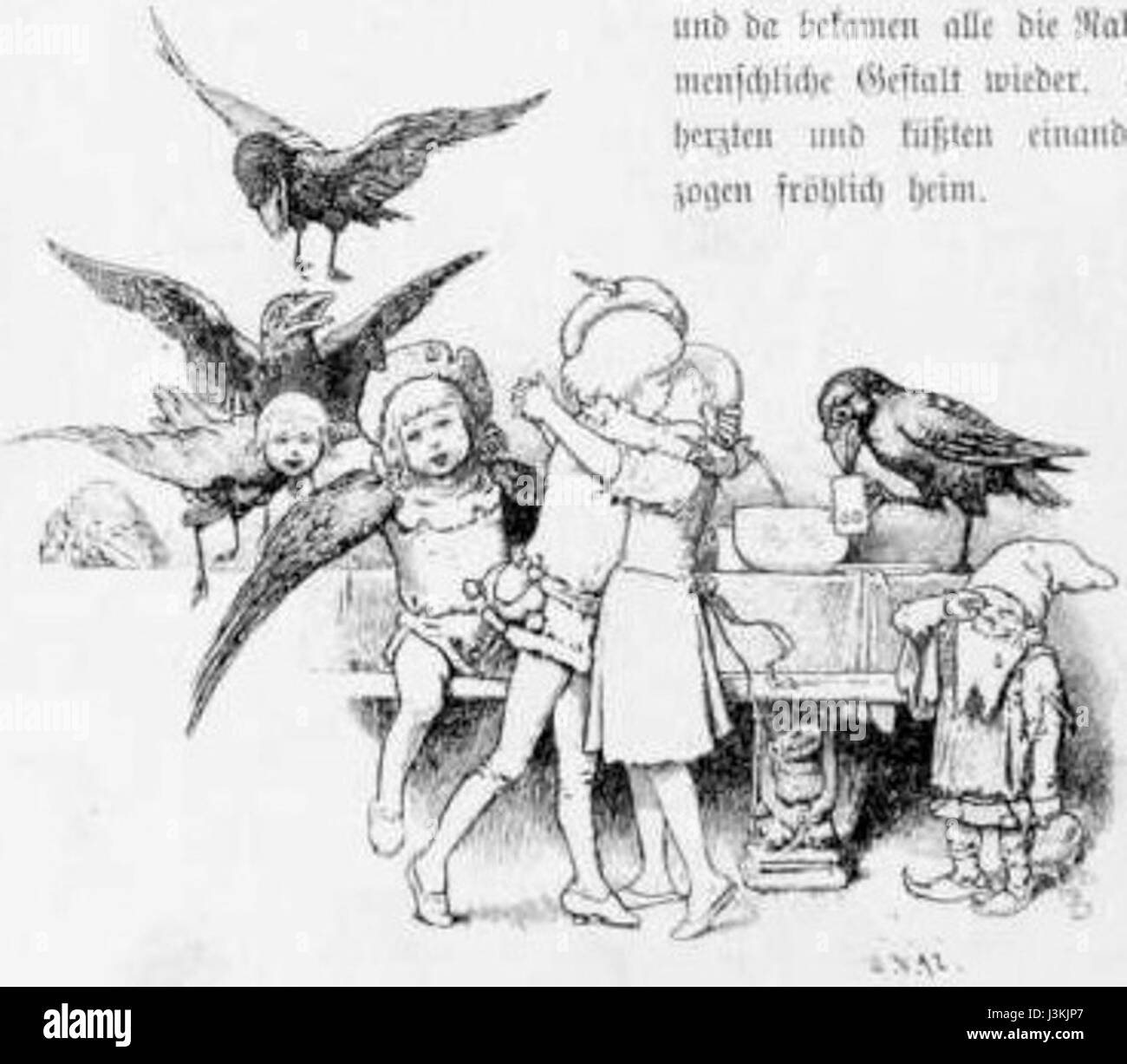 Seven ravens Black and White Stock Photos & Images - Alamy