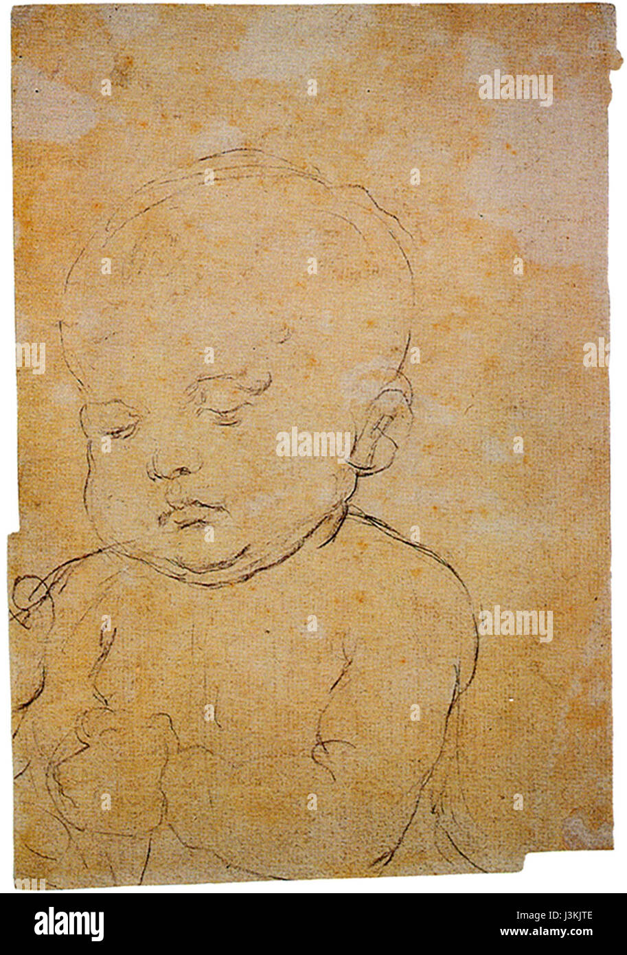 Head of a child Stock Photo - Alamy