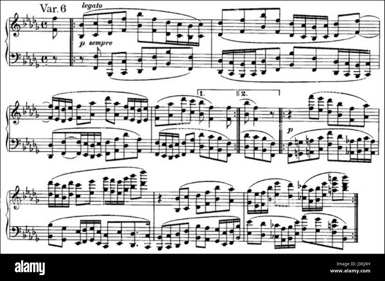 The term 'HandelVar Var' refers to a piece by composer George Frideric ...