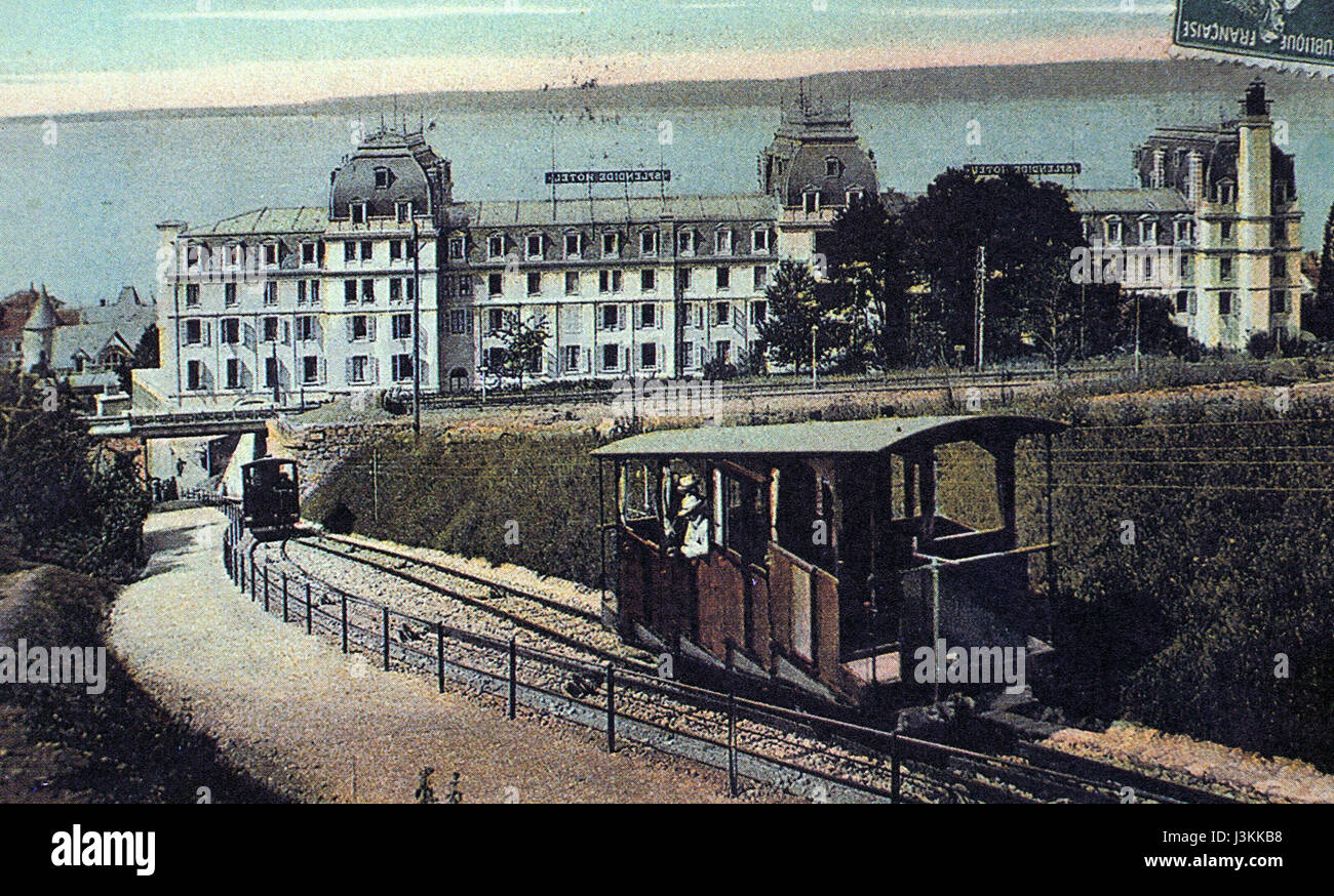 Hotel Splendide in Evian is a historic hotel located in Evian, France ...