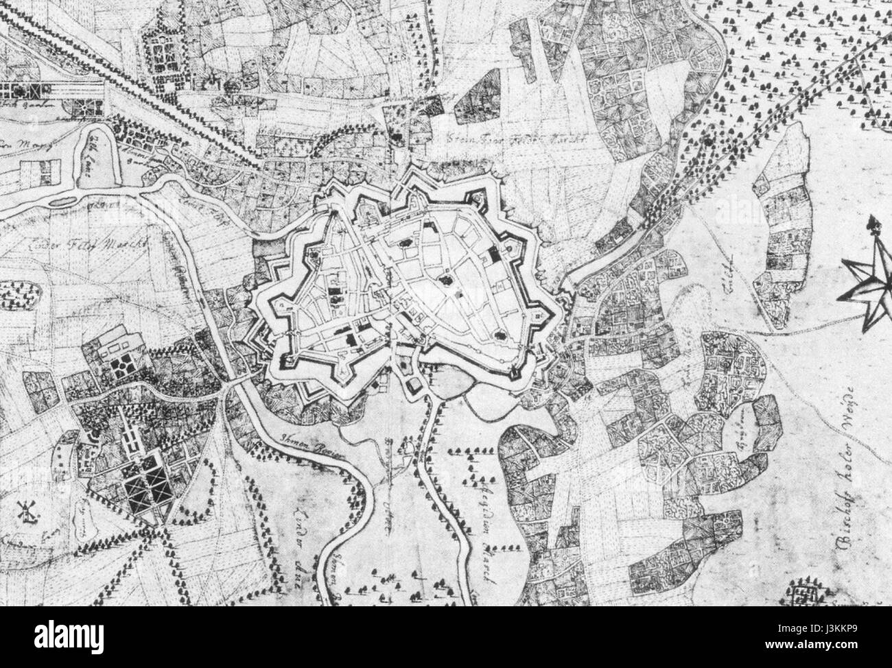German map 18th Black and White Stock Photos & Images - Alamy