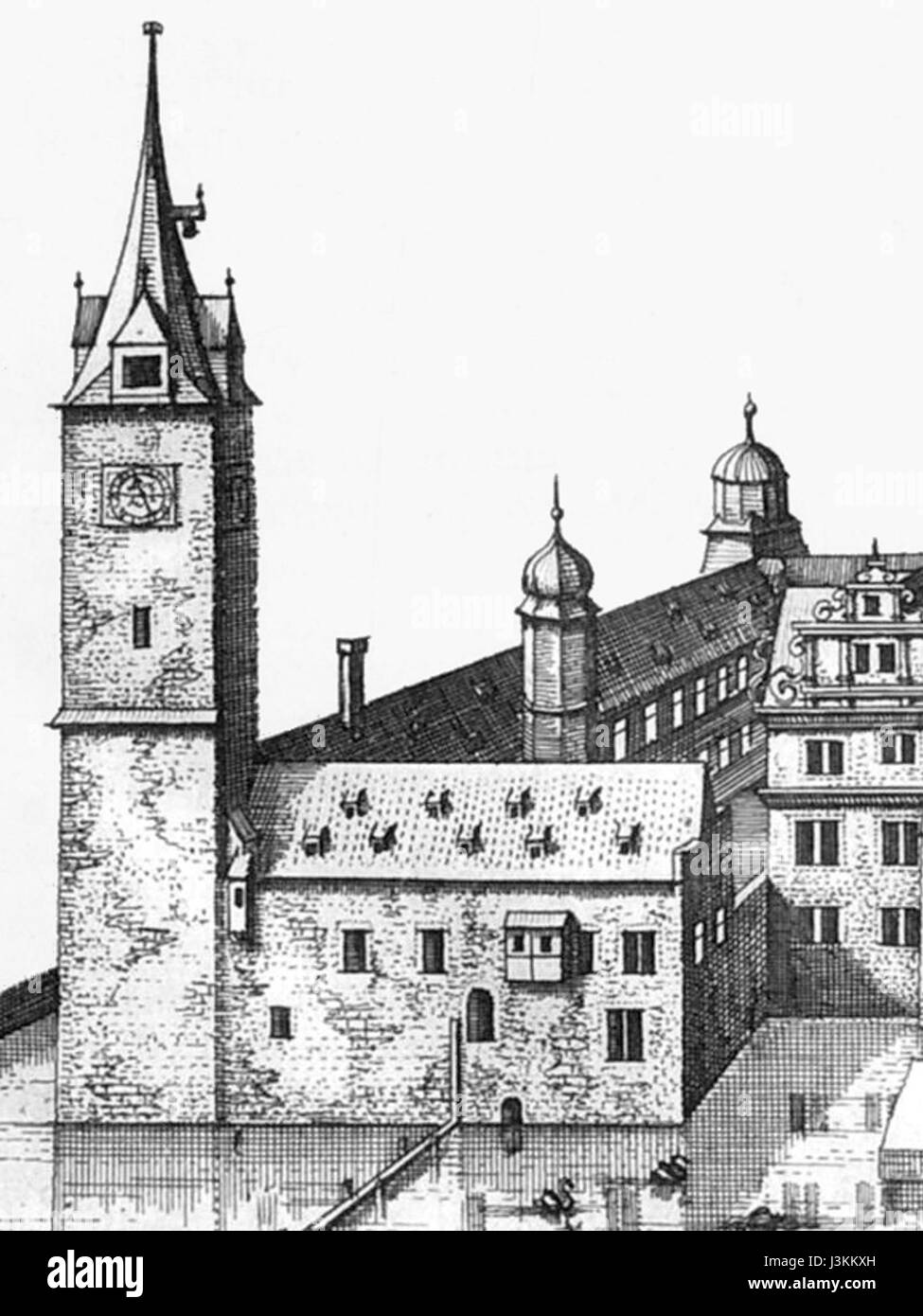 Hessem Schloss Merian Bergfried is a historical castle in Germany ...