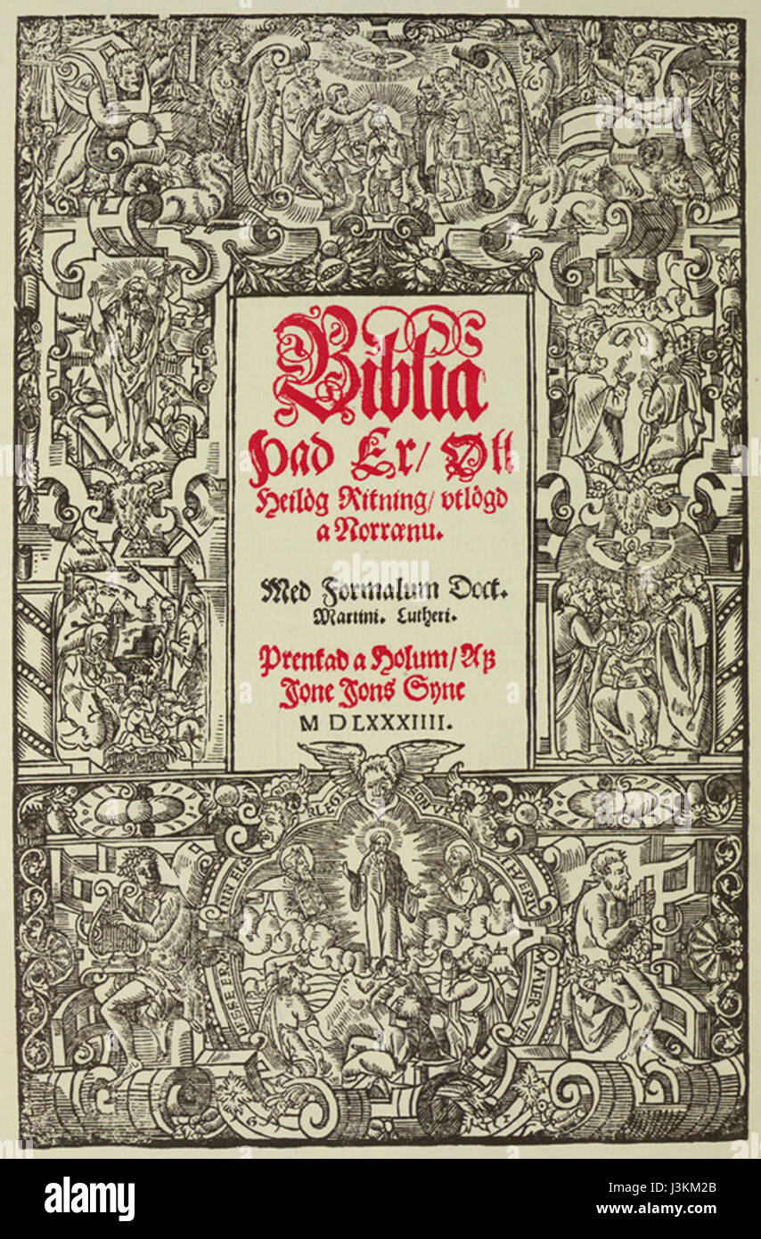 Gudbrandsbiblia is a historical version of the Bible translated into ...