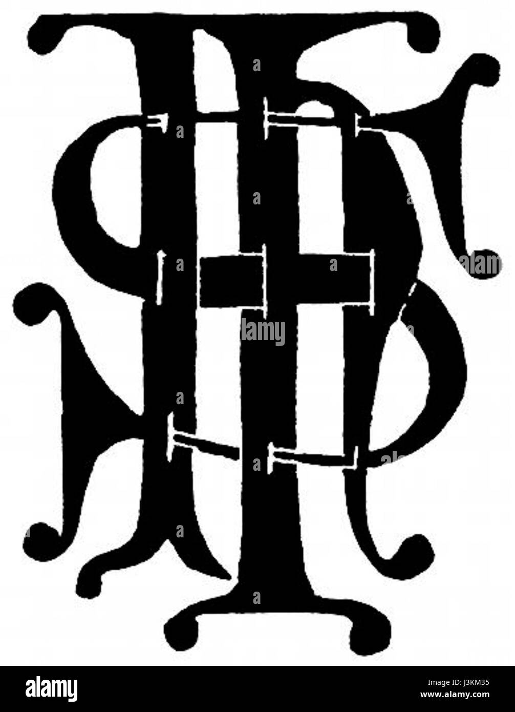 Ihs monogram hi-res stock photography and images - Alamy