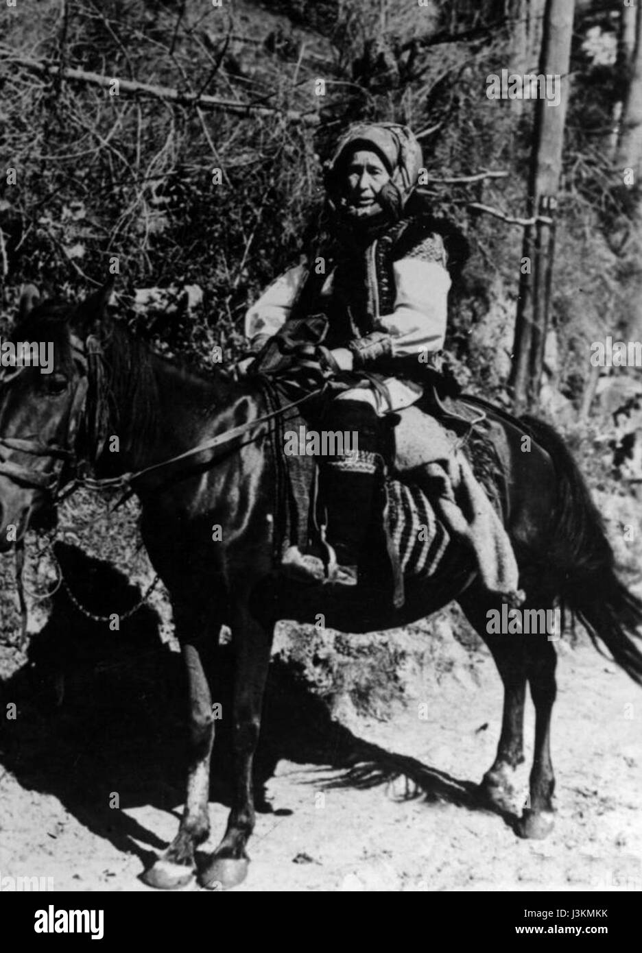 A Hucul woman from Verkhovyna, Ukraine, represents the Hucul ethnic ...