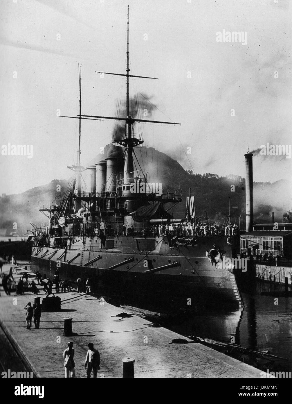 The Hizen was a Japanese battleship launched in 1908. It played a role ...