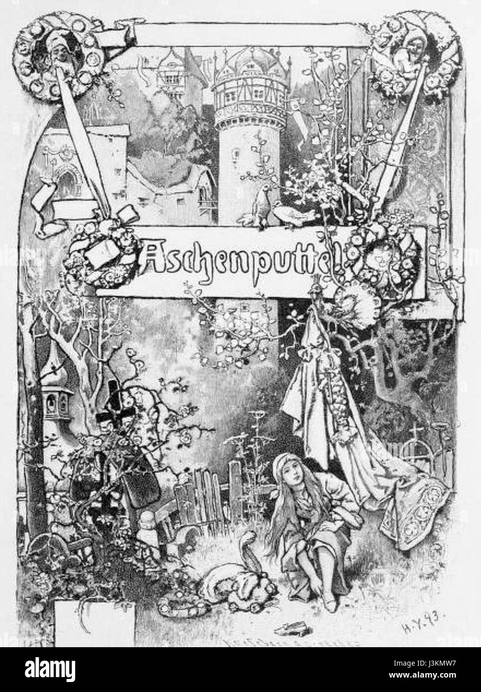 Hermann Vogel Cinderella 1 Stock Photo - Alamy