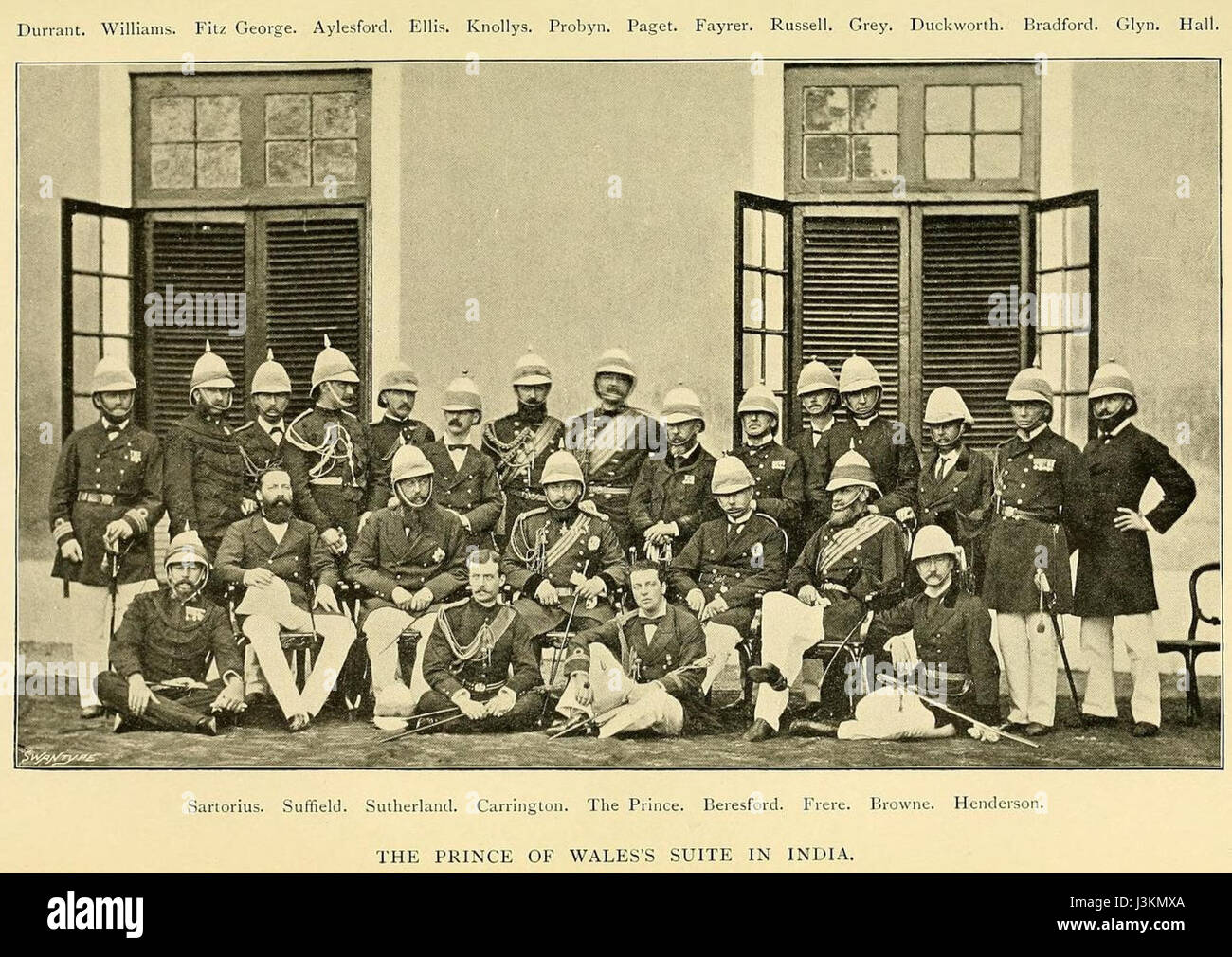 The Hunting Party of the Prince of Wales in India depicts a royal ...