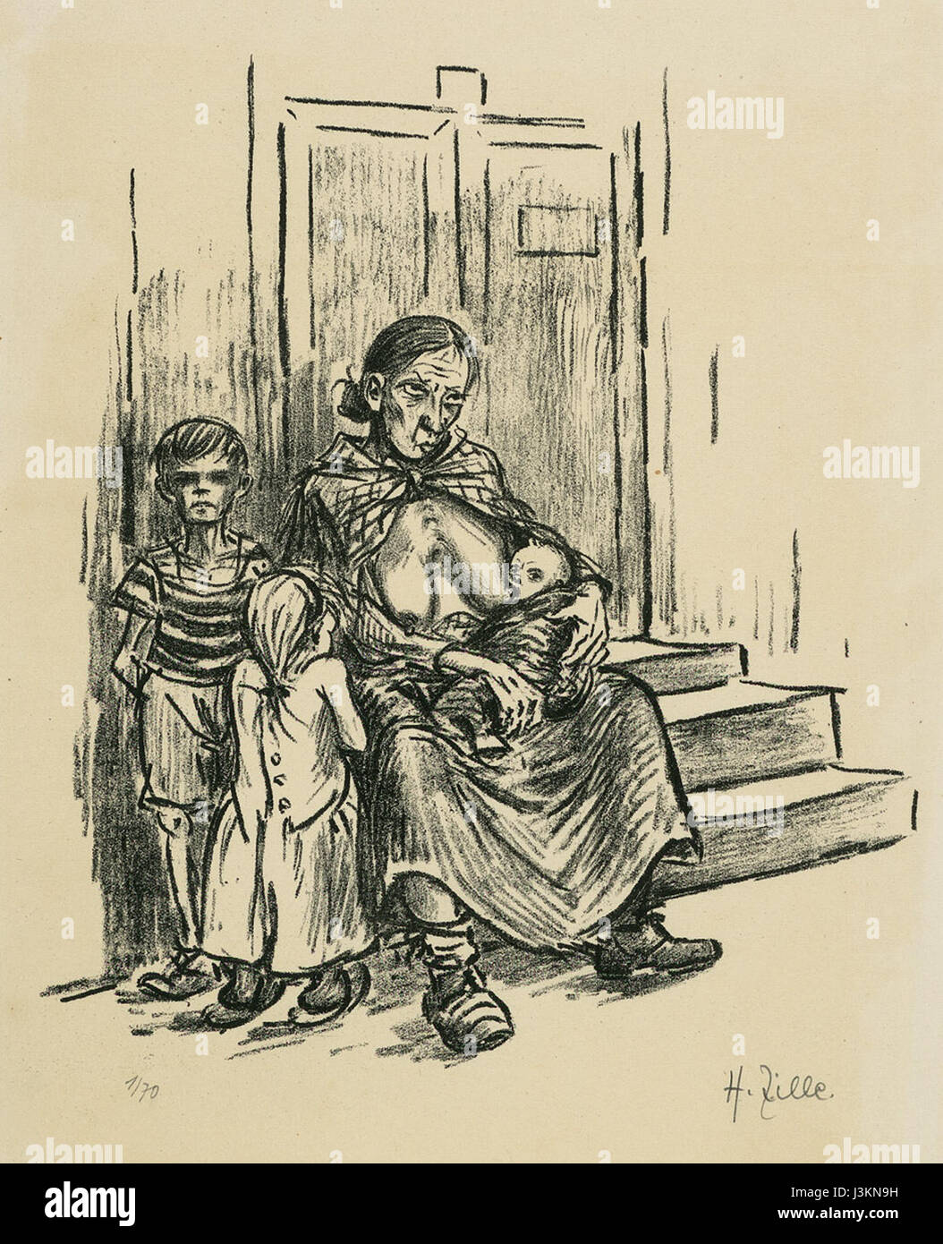 Heinrich zille drawing hi-res stock photography and images - Alamy