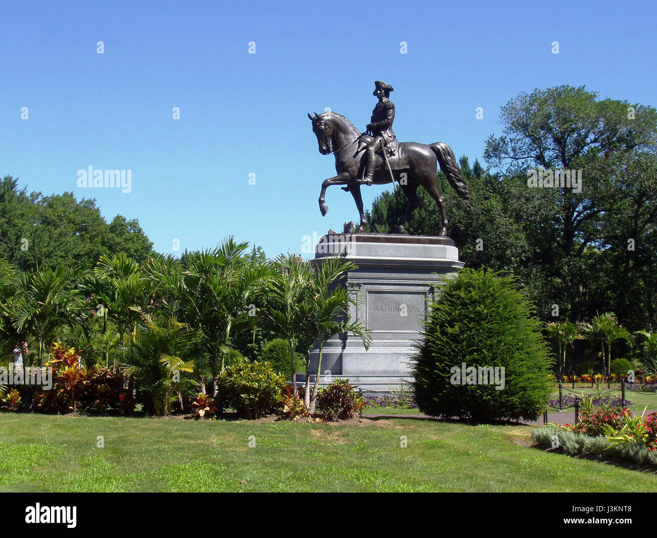 George Washington Statue, Boston Public Garden, Boston, Massachusetts ...