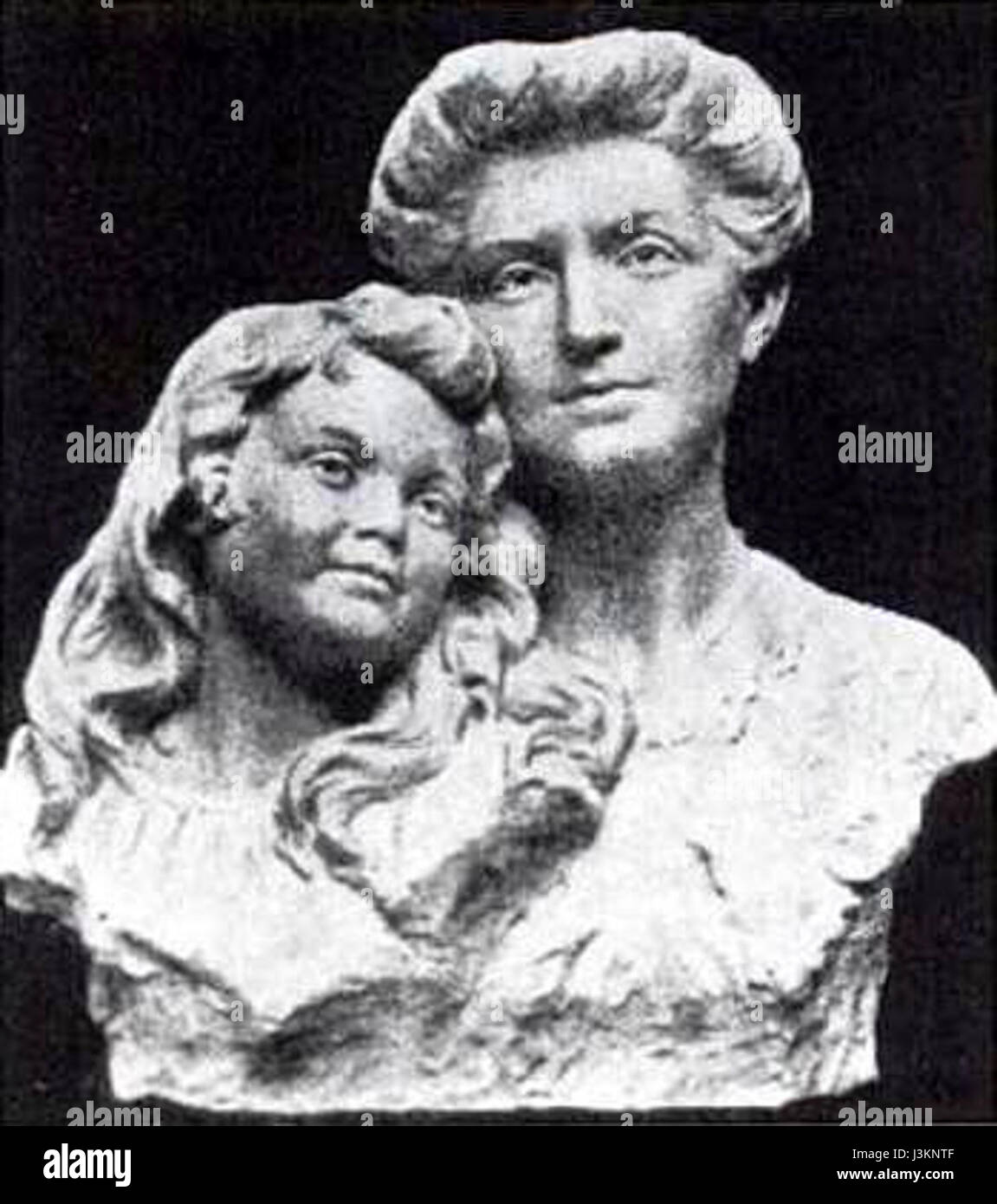 This early 20th-century portrait features Nelly Mireille Godet, a ...