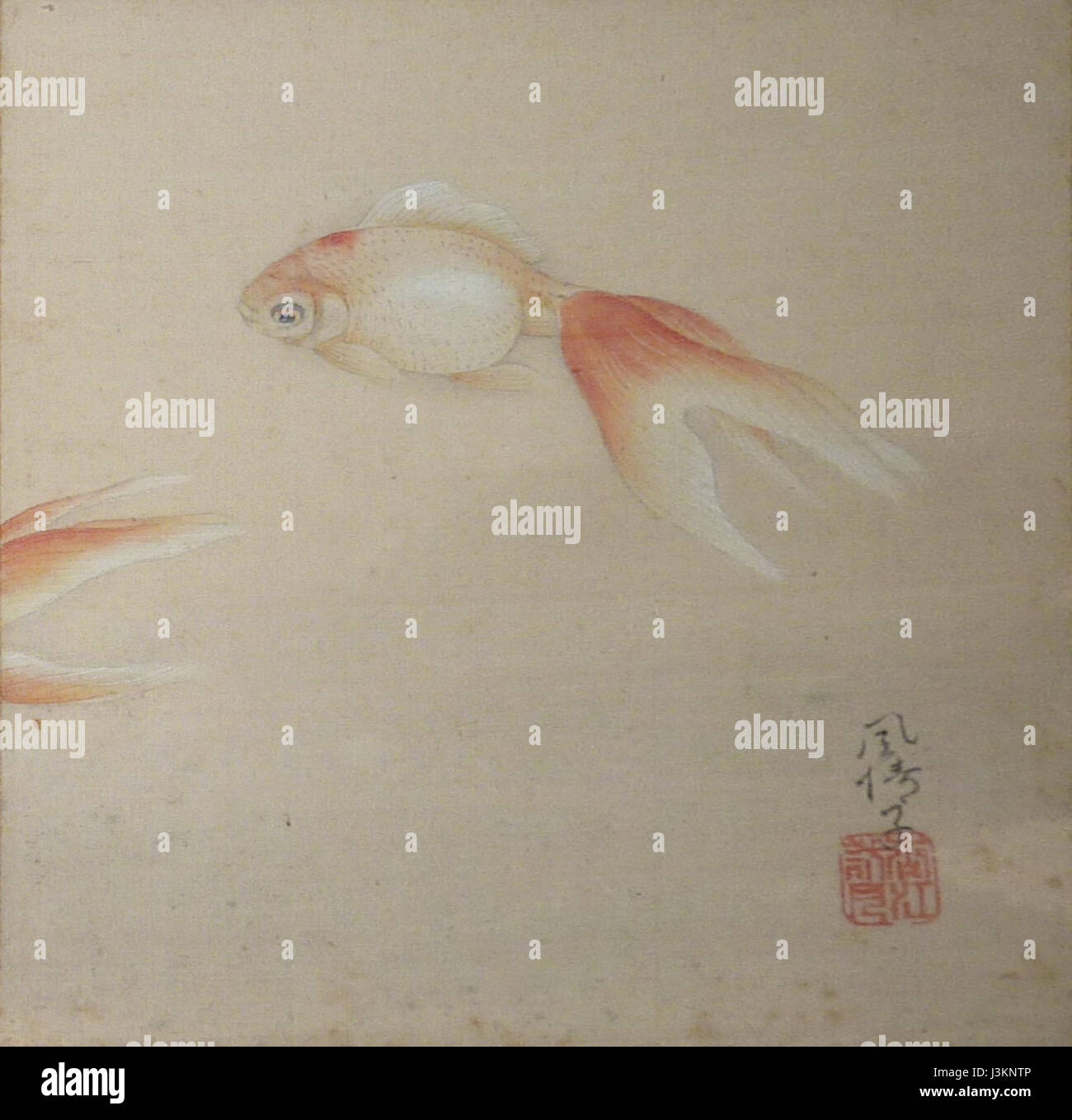 Asian fish painting hi-res stock photography and images - Alamy