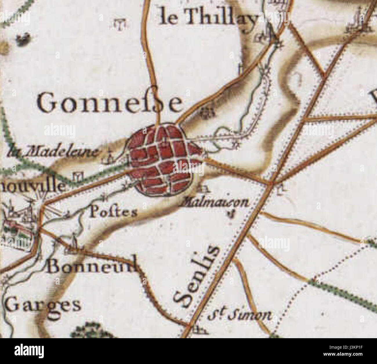 The Carte de Cassini is a detailed French map series, and the map of ...